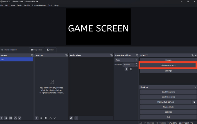 ゲーム実況機能を使用するには？